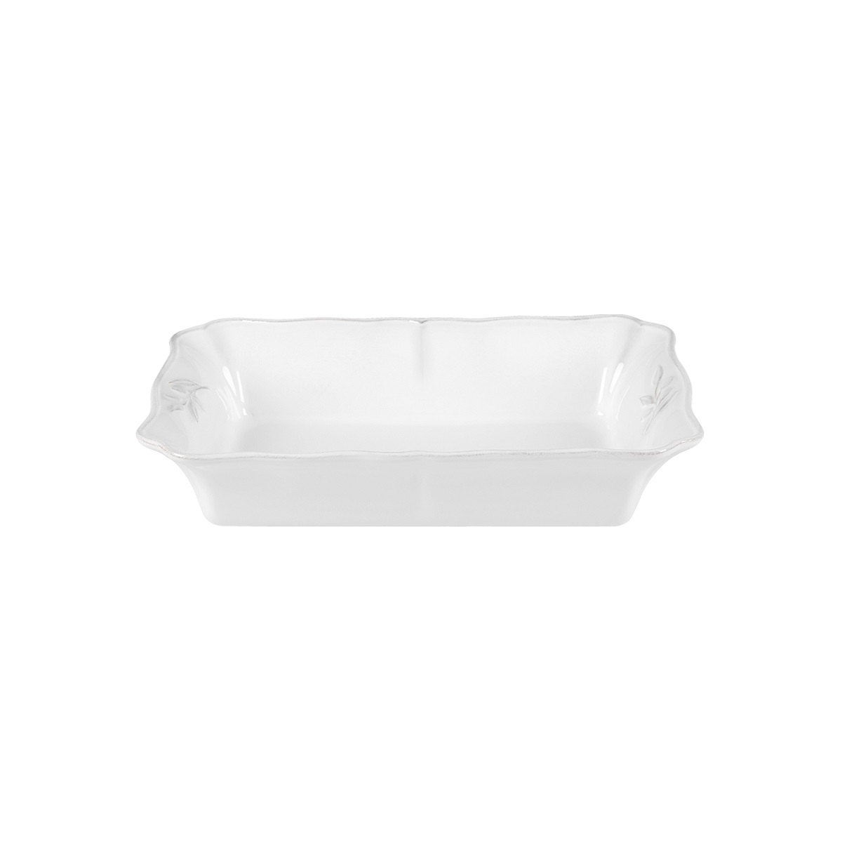 Alentejo White Medium Rectangular Baker – Livvy B