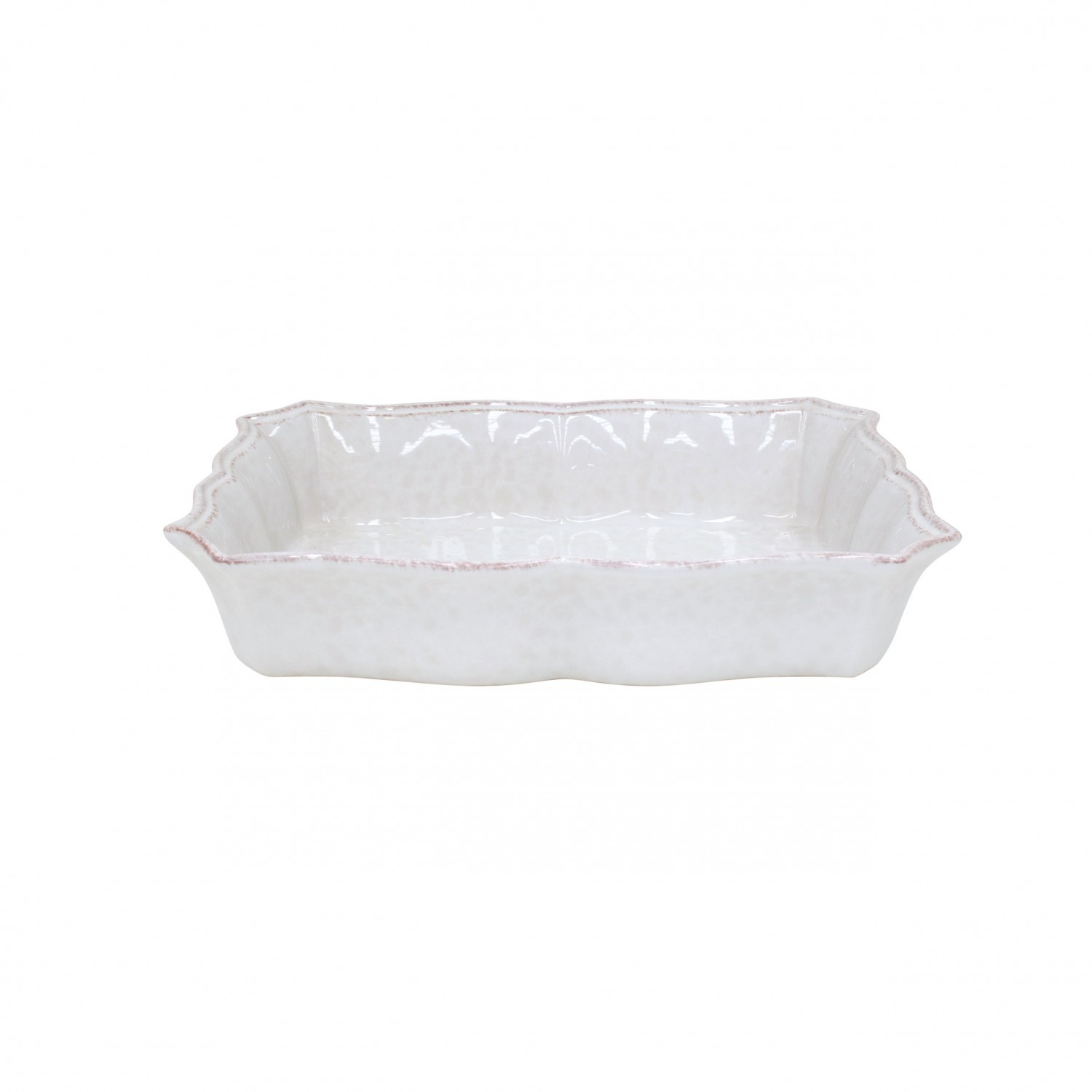 Impressions Large White Rectangular Baker – Livvy B